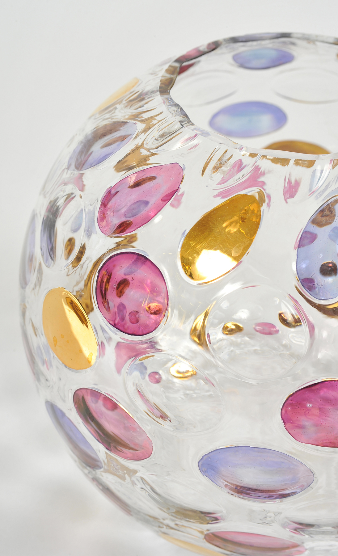 Italian 1960s polka dot vase | Valerie Wade