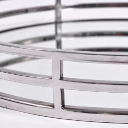 American 1970s extra large chrome and mirror tray in… | Valerie Wade