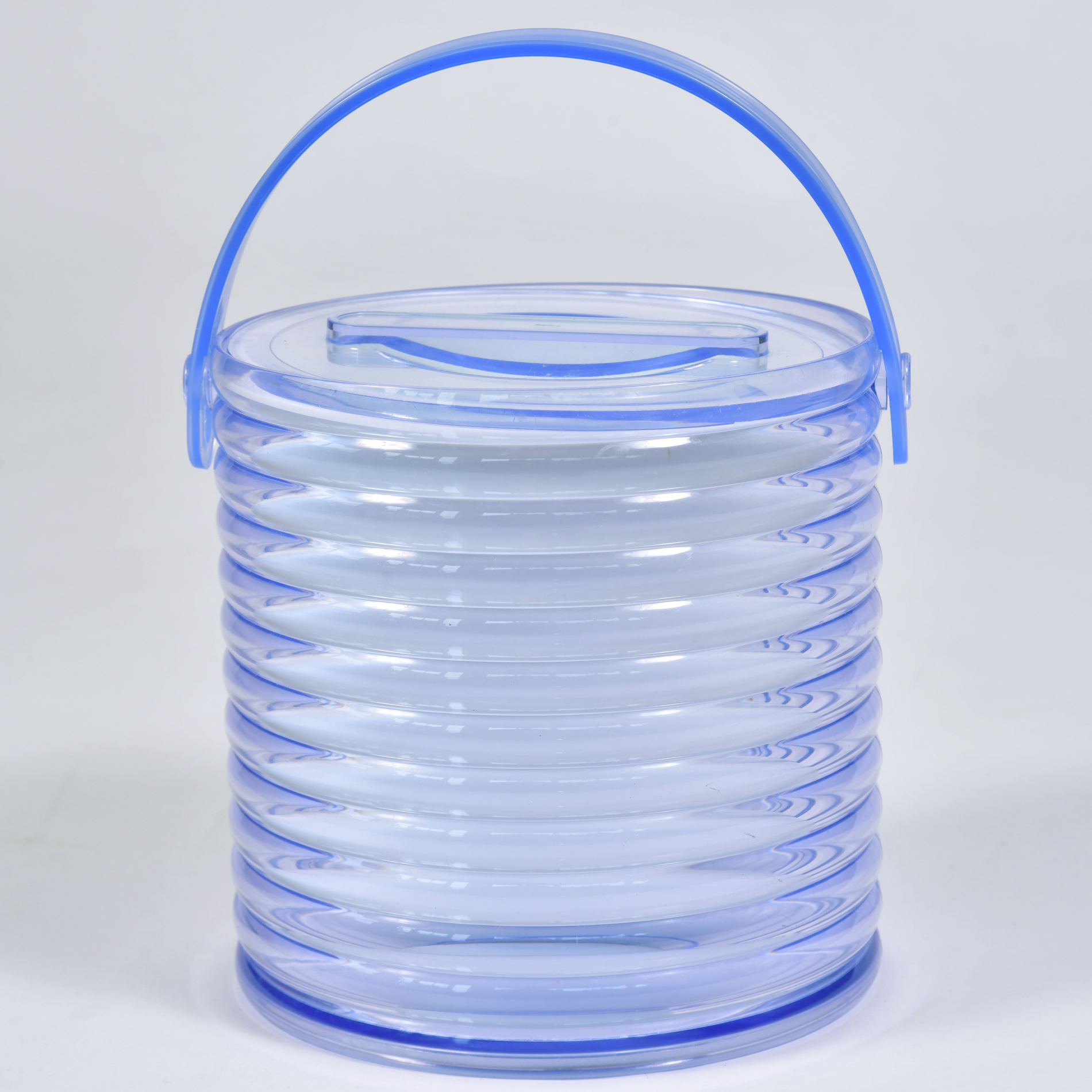 American 1970s purple Lucite ice bucket | Valerie Wade