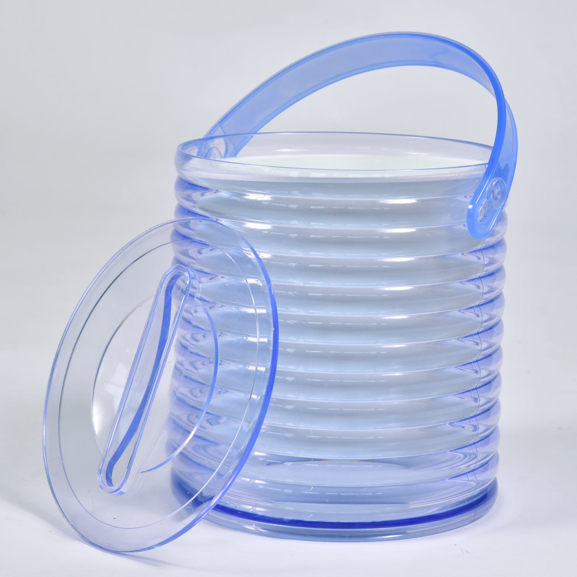 American 1970s purple Lucite ice bucket | Valerie Wade