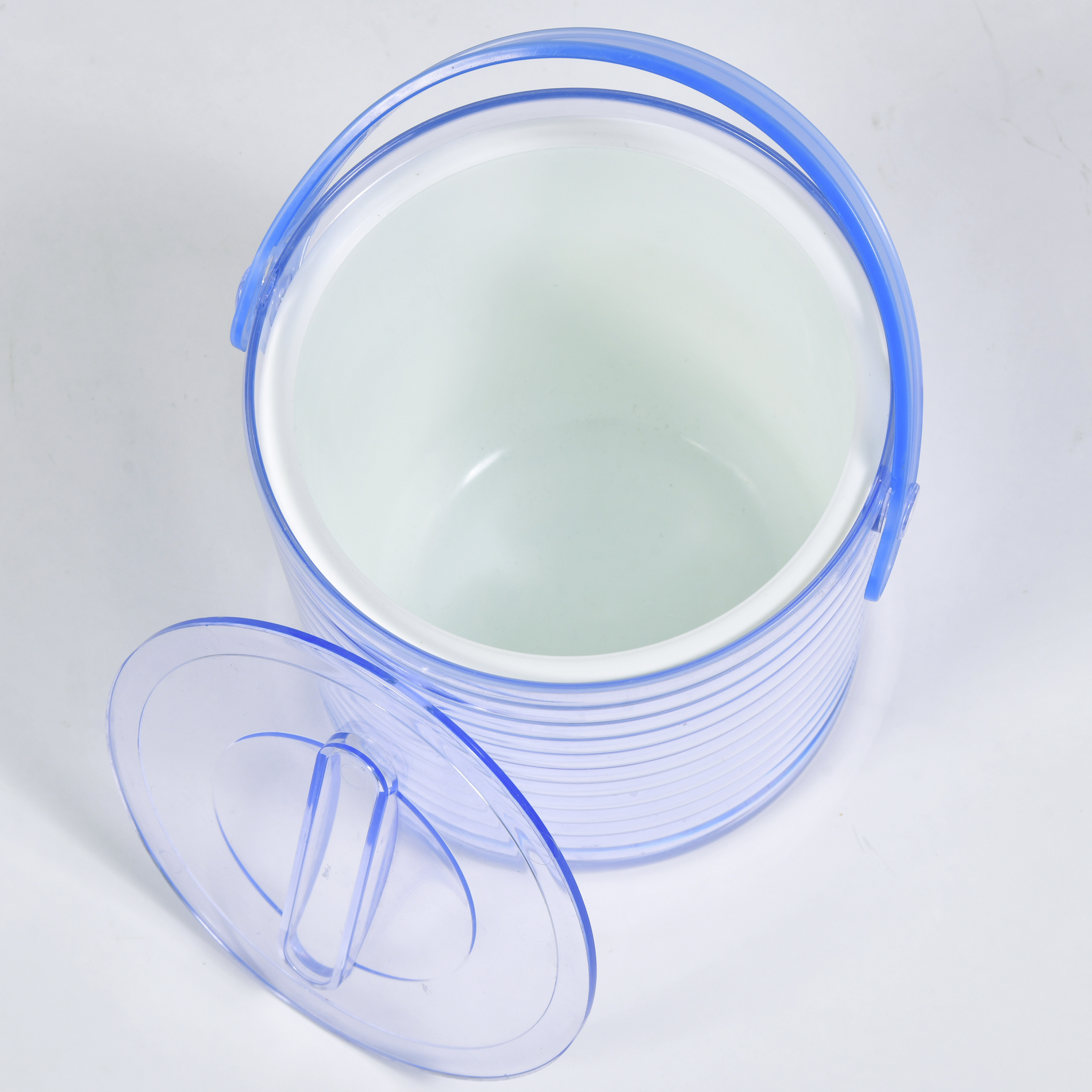 American 1970s purple Lucite ice bucket | Valerie Wade