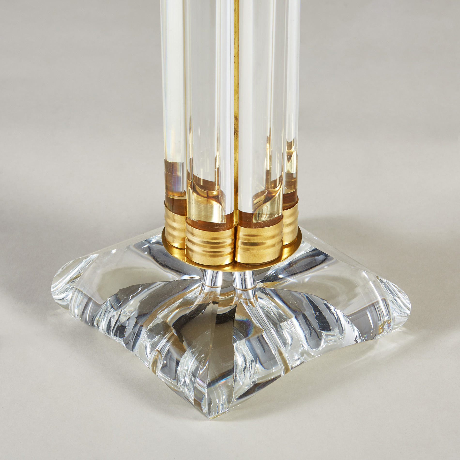 Pair of Italian Murano glass 'column' lamps | Valerie Wade