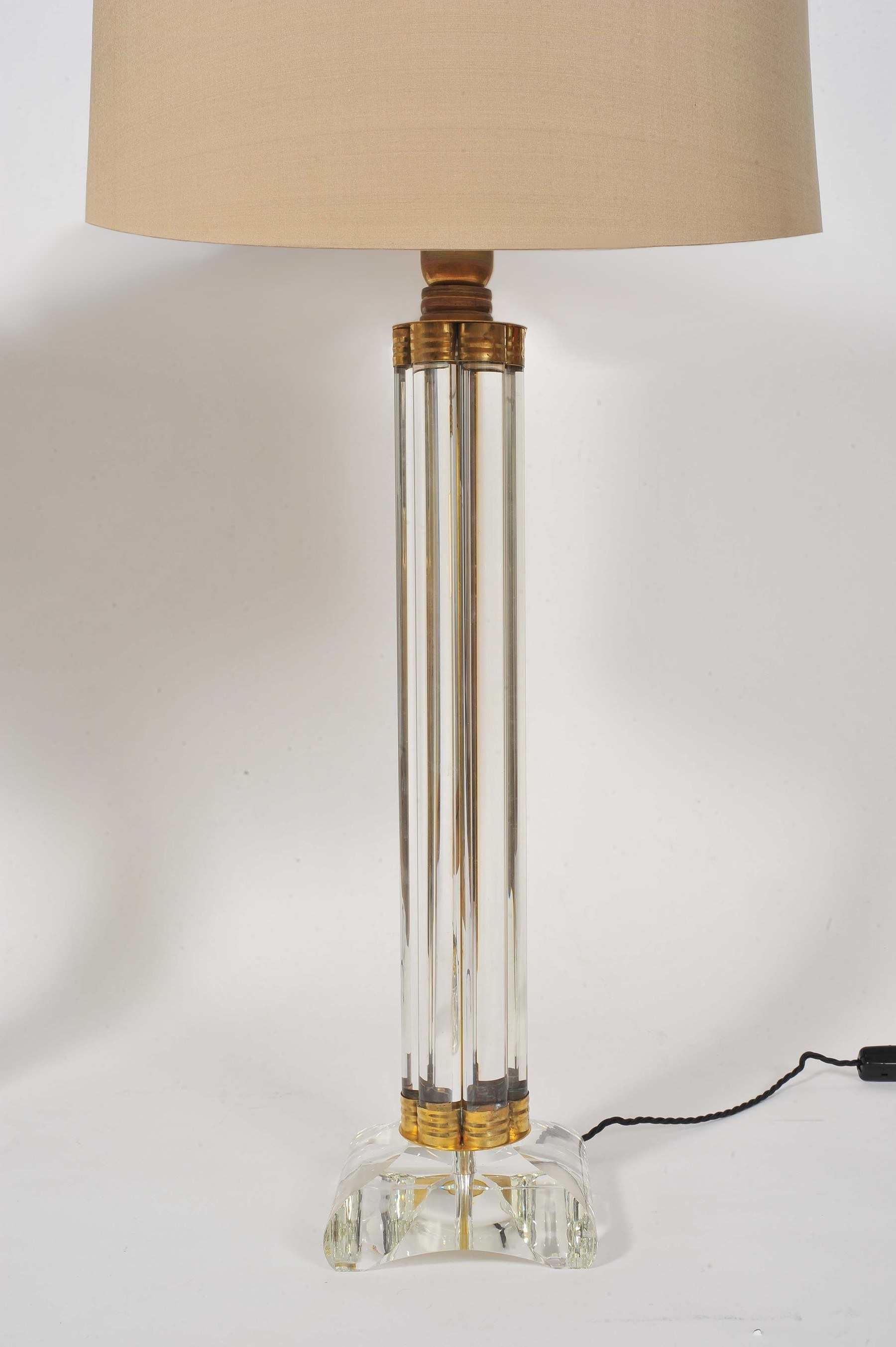 Pair of Italian Murano glass 'column' lamps | Valerie Wade